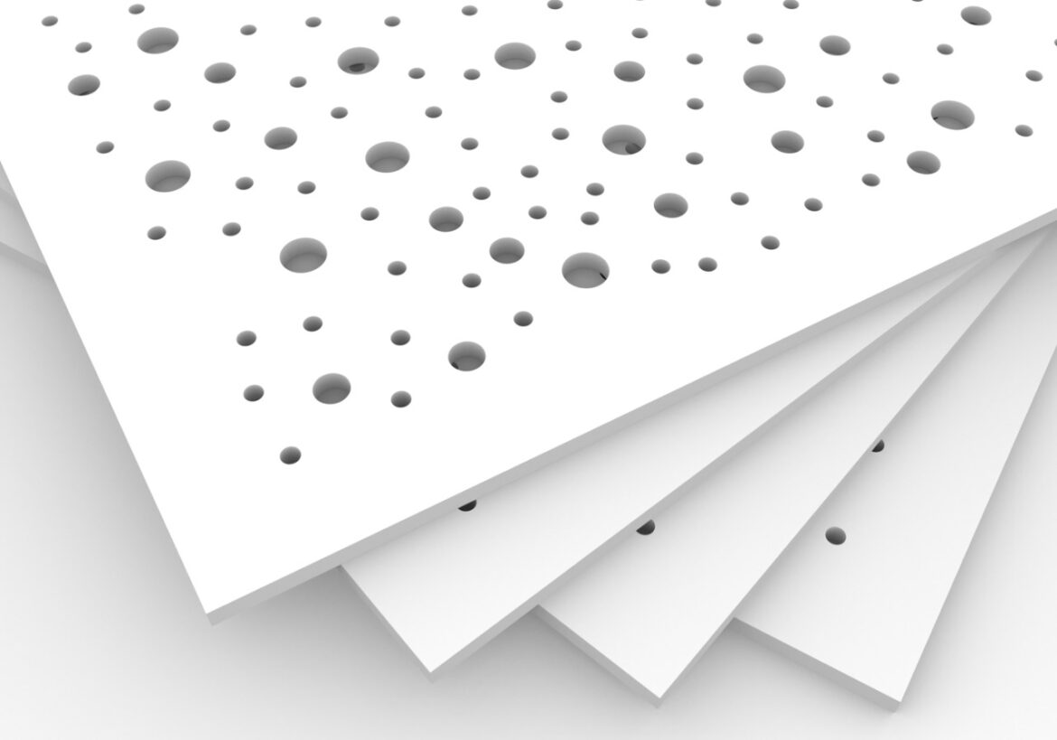 Placa Acústica Desmontable Tokio 60 x 60 cm Caja x 8 U – DNU Acoustic